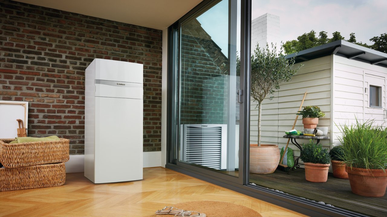 Everything needed for quick heat pump installation