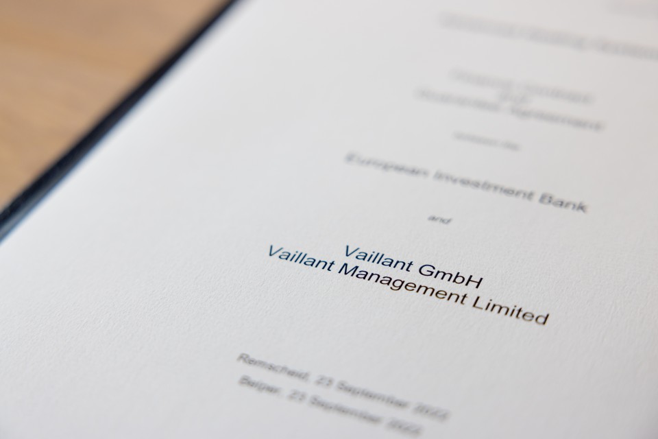 EIB supports the Vaillant Group`s research and development for climate ...